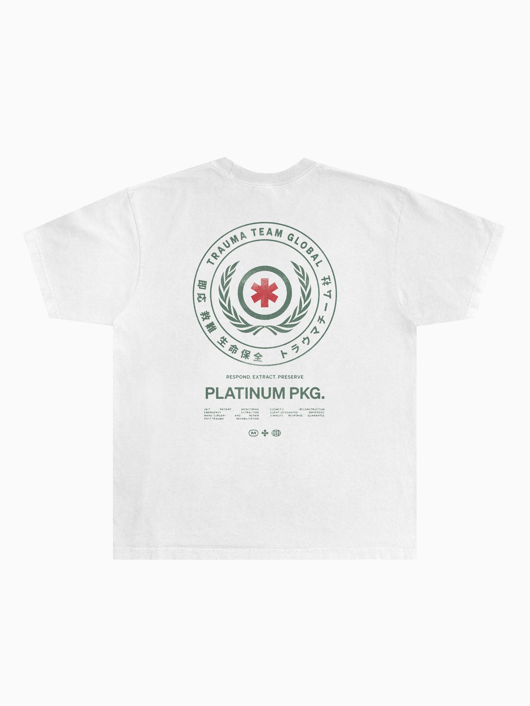 Trauma Team Tee - White